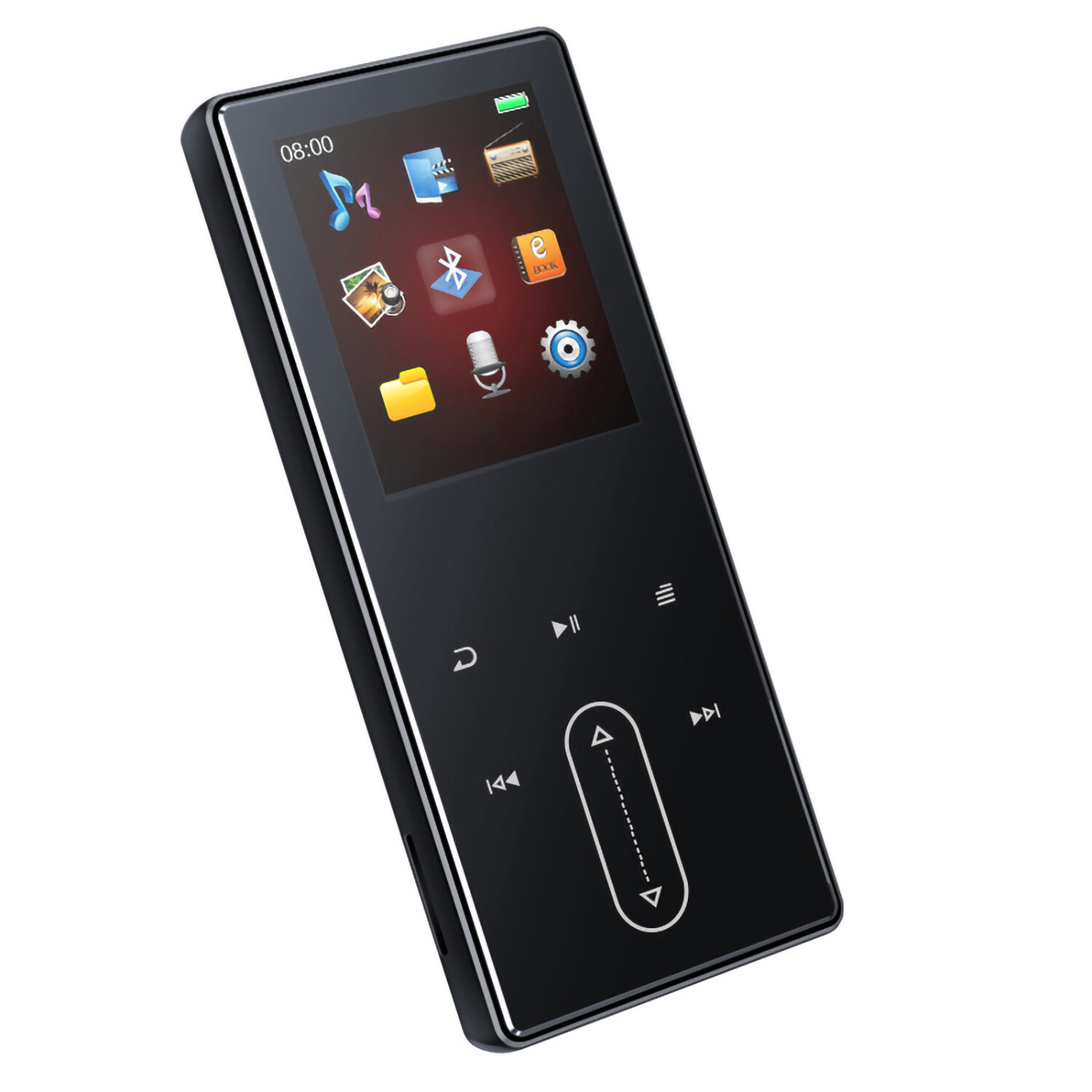 HiFi mp3 плеер с Bluetooth RUIZU D22, 8 Gb, microUSB / Портативный музыкальный медиаплеер с сенсорным экраном
