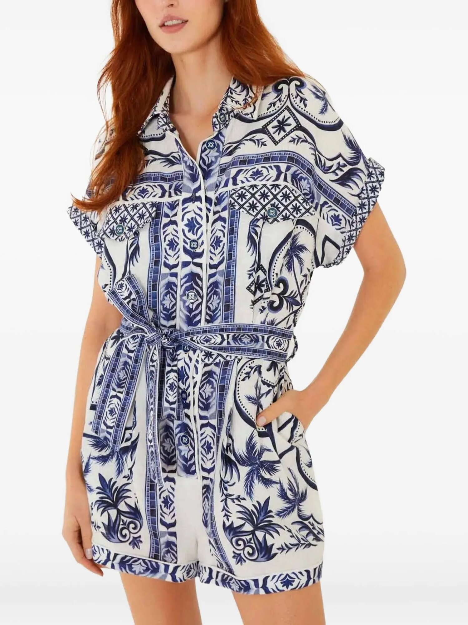 Комбинезон Wonderful City belted playsuit