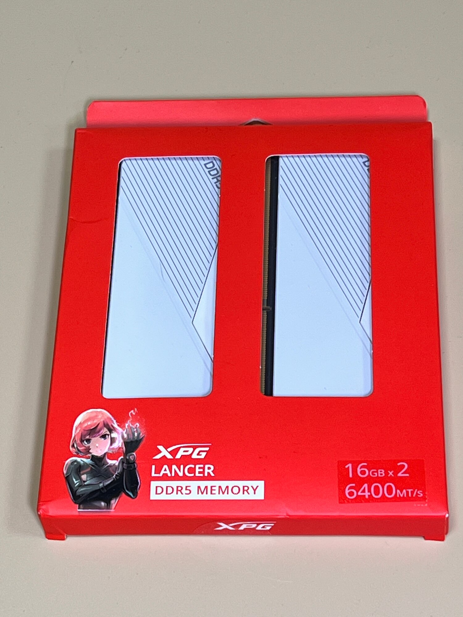 Оперативная память ADATA XPG Lancer, для компьютера, 2 модуля, 32GB, CL32, 6400 MHz