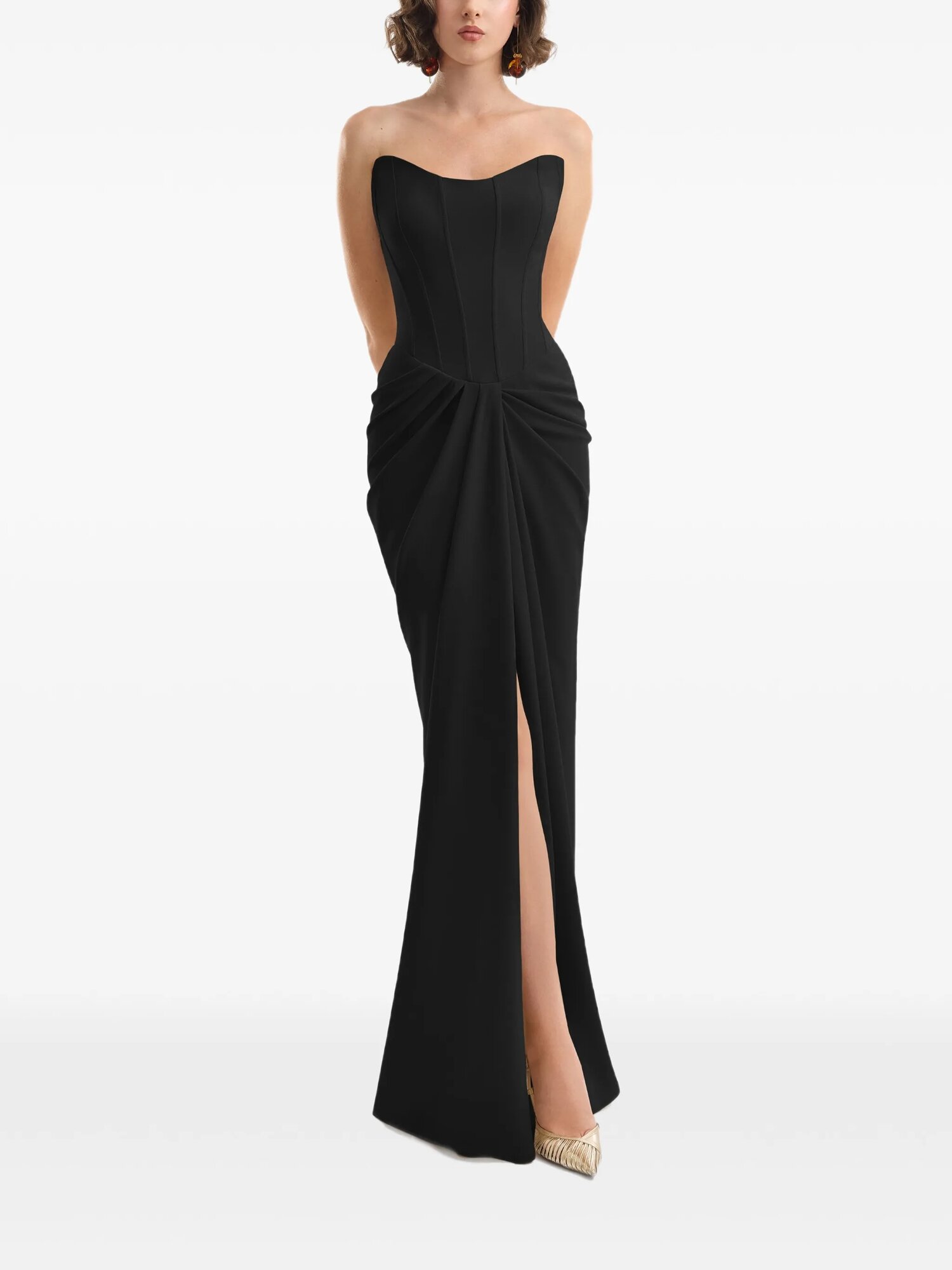 Платье Gemy Maalouf Strapless corset dress