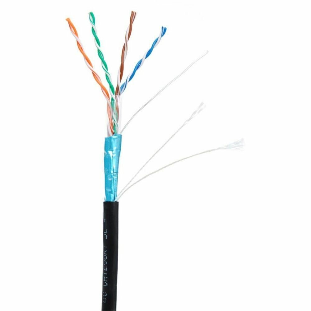 Кабель Ethernet NETLAN EC-UF004-5E-PE-BK-1