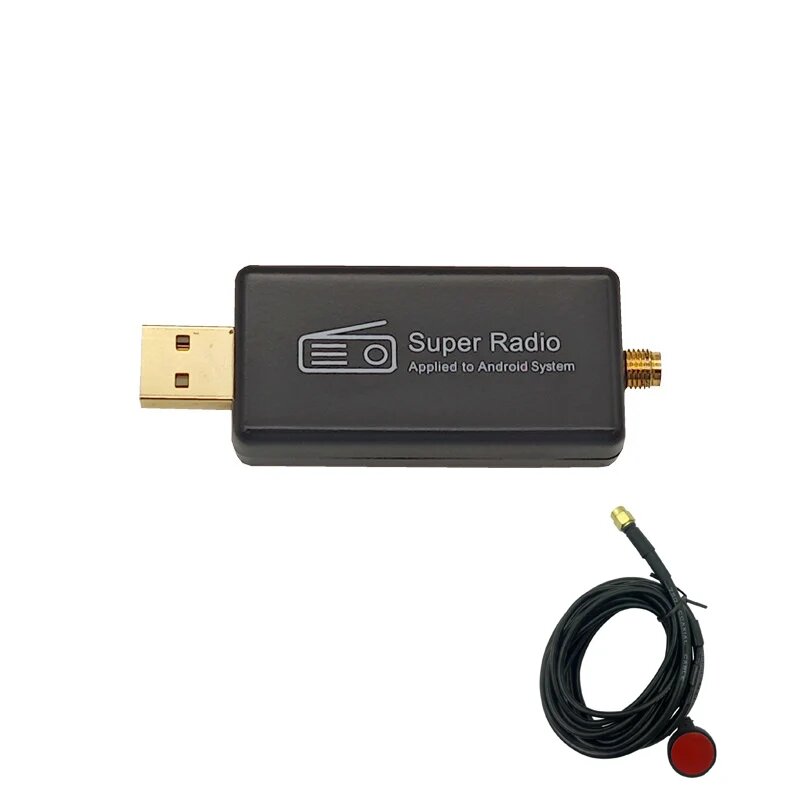 Мини-автомобильный внешний USB-адаптер для радиоприемника AM/FM с антенной и управлением APK, стабильный сигнал