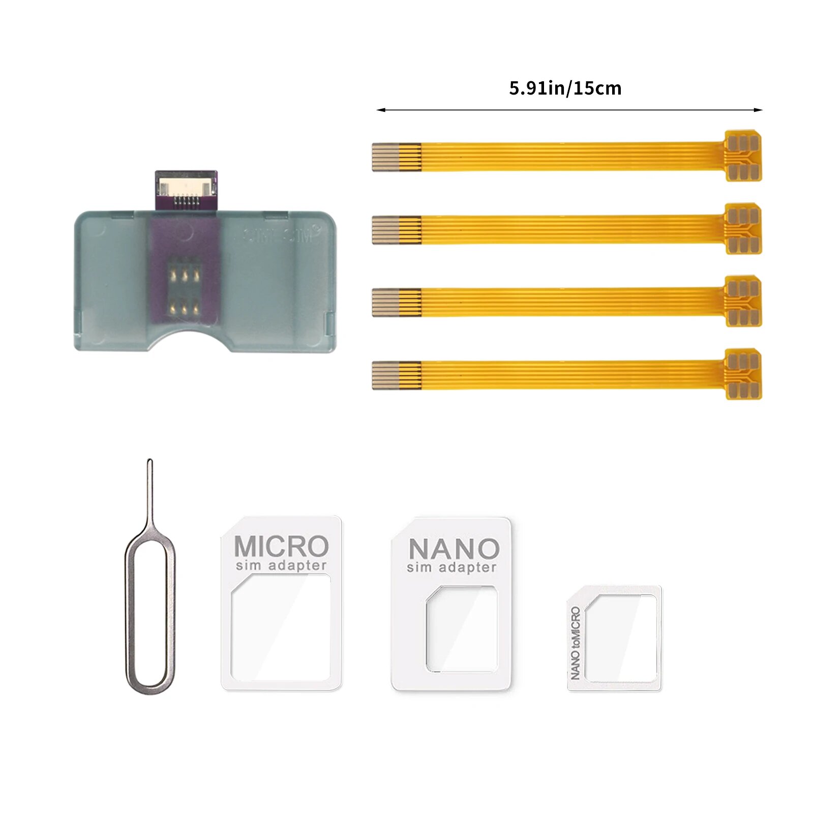 TPC 2 в 1 Инструмент для активации карты IC телефона Конвертер карты Micro SIM Адаптер-удлинитель A