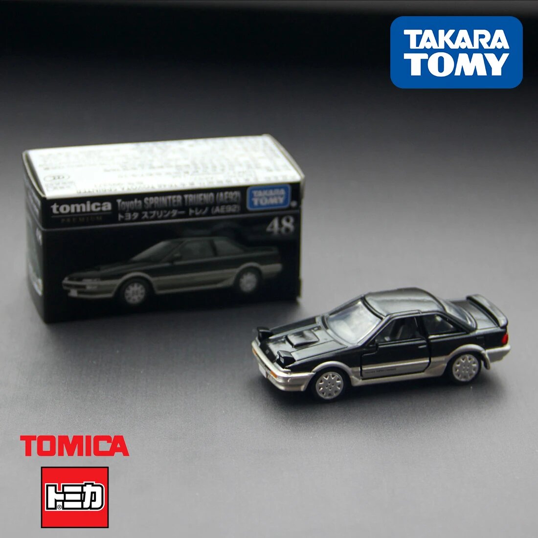 Takara Tomy Tomica Toyota Sprinter Trueno (AE92), черный