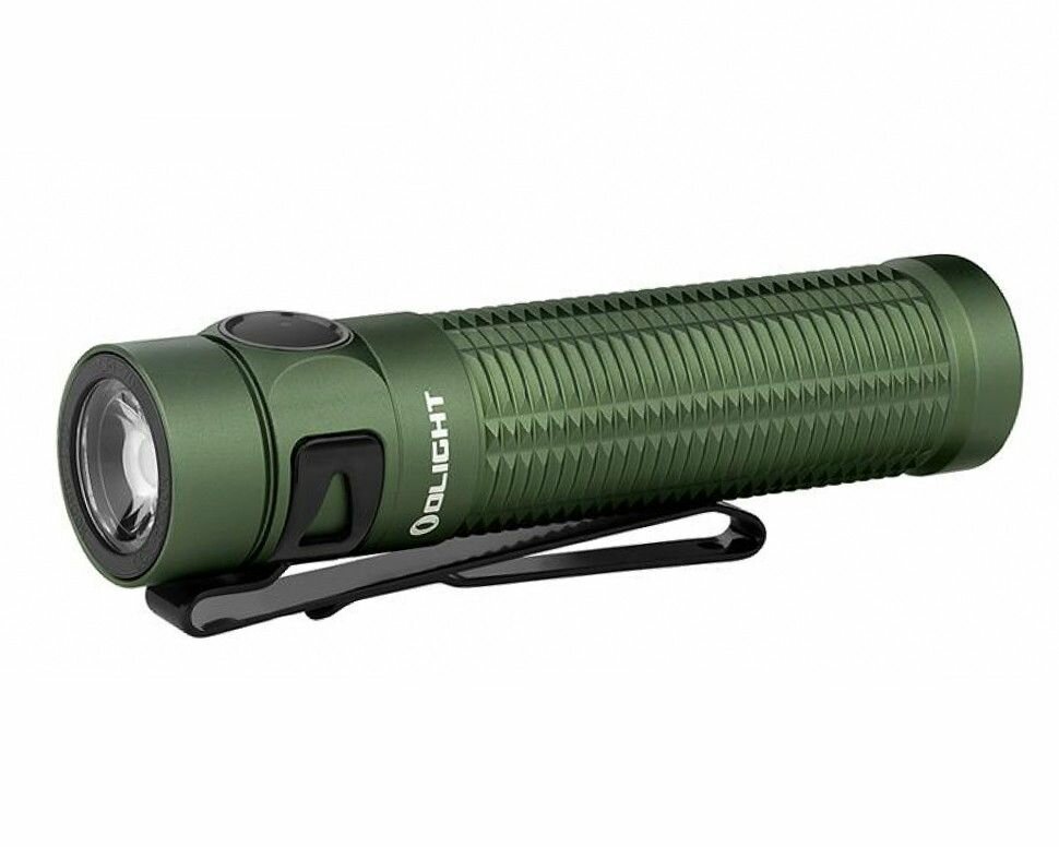 Фонарь Olight Baton 3 Pro OD Green (Cool White), 1 x 18650, 175 метров, 1500 люмен (Комплект)