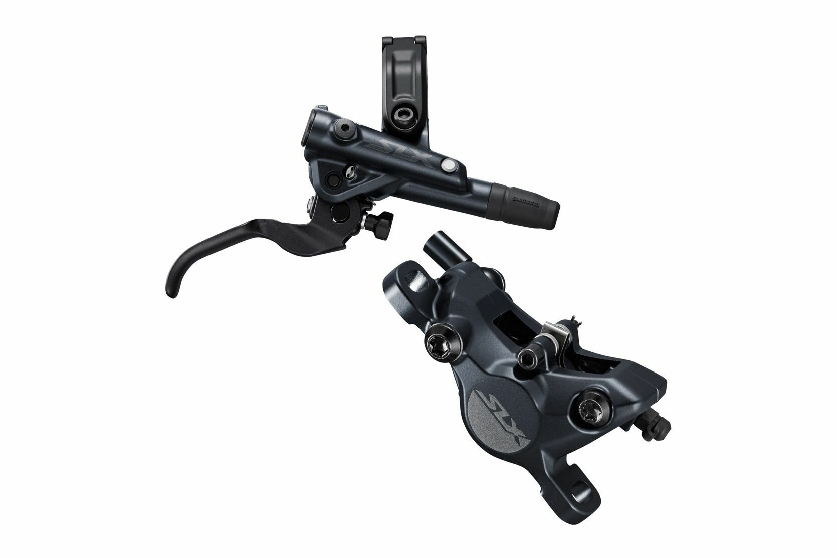 Тормоз диск. Shimano SLX, M7100, j-kit, BL(прав)/BR(задн.), без адапт, полимерные. кол, 1700мм