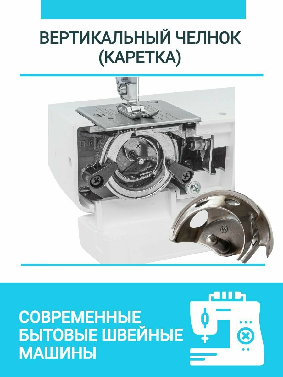 Челнок (каретка) для бытовой швейной машины с вертикальным челночным устройством