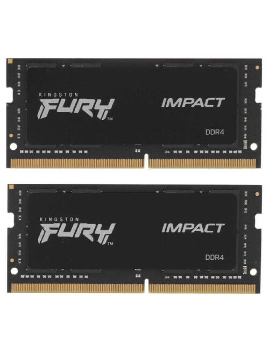 Оперативная память SODIMM Kingston FURY Impact [KF432S20IBK2/64] 64 ГБ