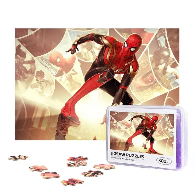 Spider-Man Деревянный пазл Марвел Деревянные пазлы Человек-паук Marvel