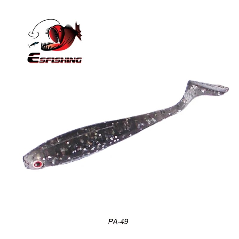 ESFISHING Soft Plastics Bait Smell Duck Fin Shad 85mm 6шт PA49