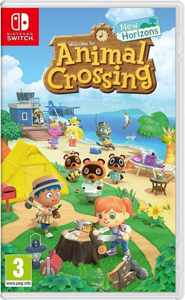 Игра Animal Crossing: New Horizons (Nintendo Switch, Русская версия). Товар уцененный