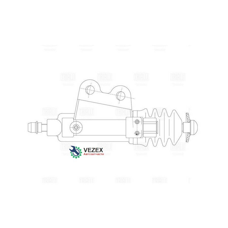 TRIALLI CF 9012 Цилиндр сцеп. для а/м Honda CR-V III (06-)/Accord VIII (08-) 2.0i/2.4i VTEC 4WD (рабочий) (CF 9012)