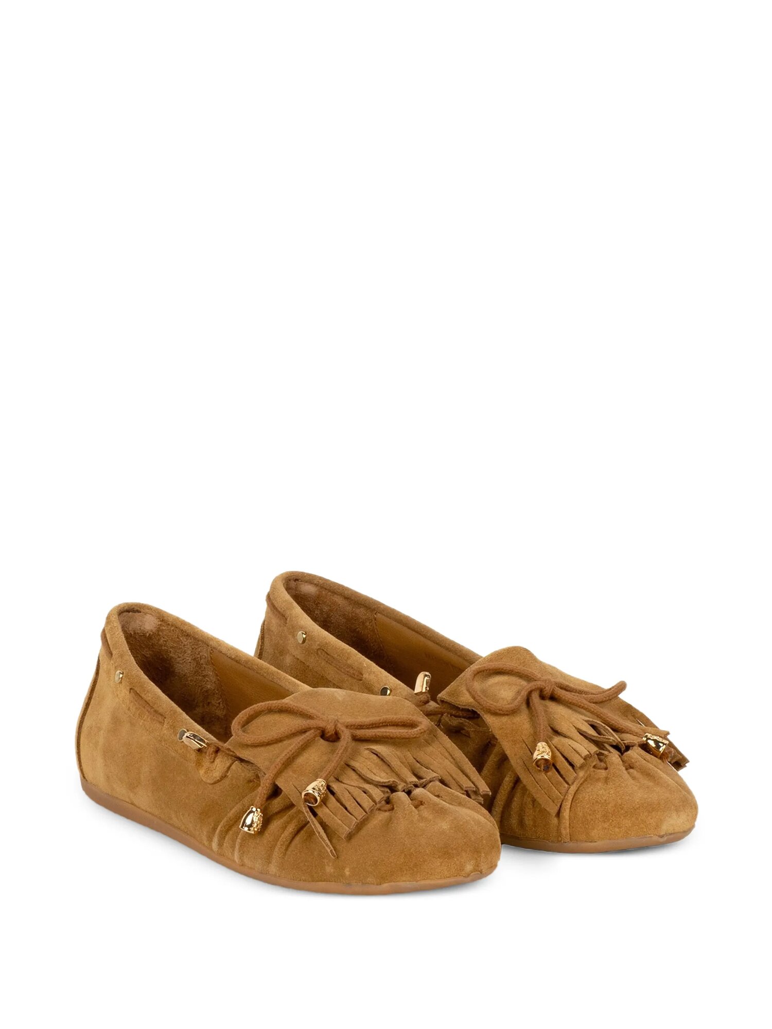 Лоферы STOKTON Fringed loafers, размер 38, brown — фото 1