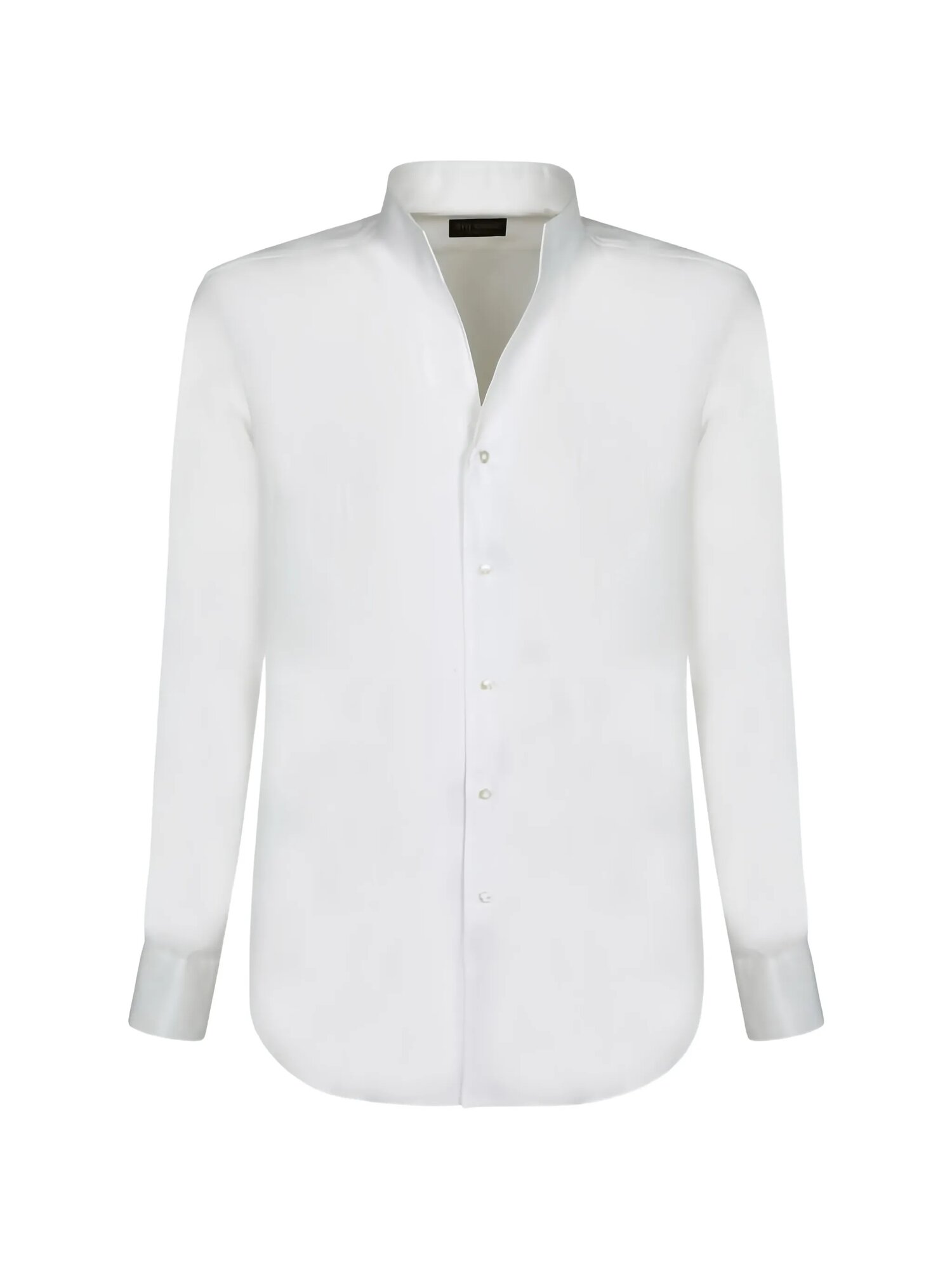 Рубашка Mandarin-collar slub-texture shirt