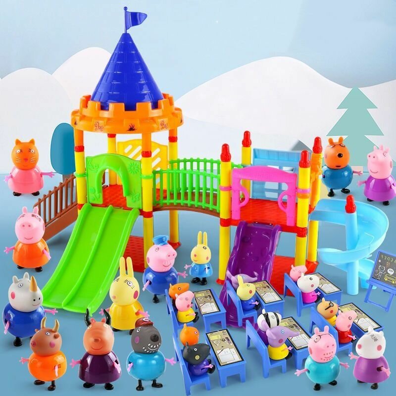 Peppa Pig Детские игрушки Peppa Pig Simulation House 25 Character Gift Set