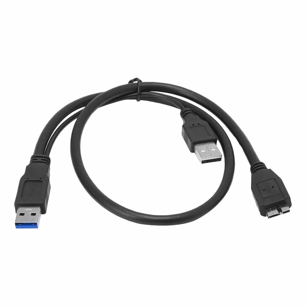 Кабель USB 3.0 A - Micro B + питание для HDD — фото 1