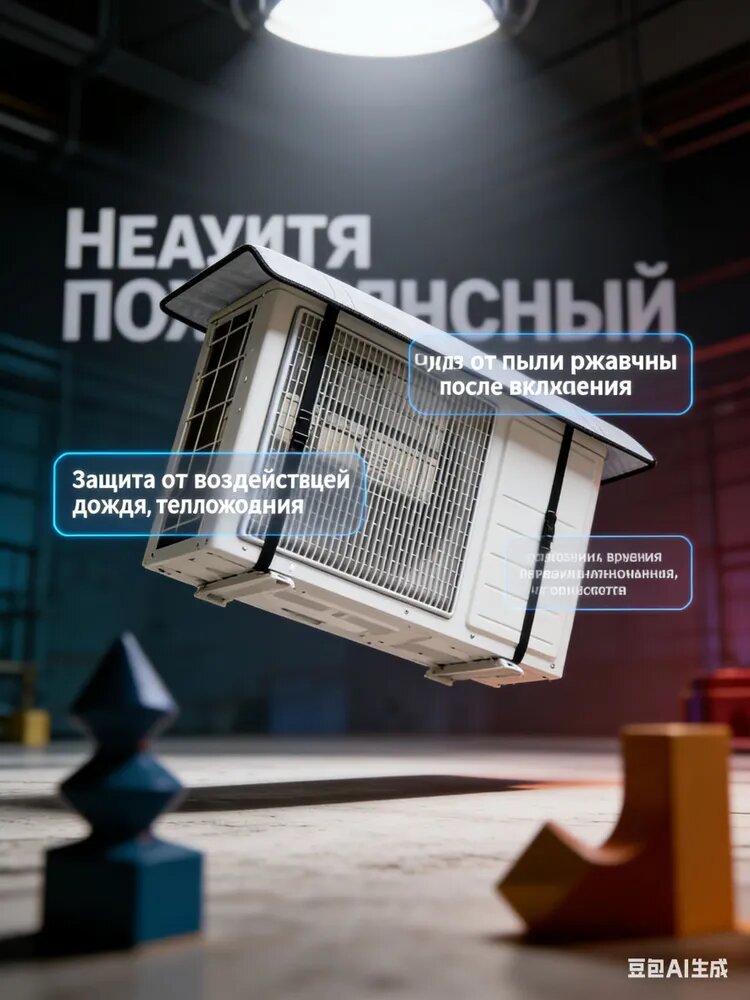 Козырёк для наружного блока кондиционера, защита от дождя, снега и солнца, 40*80 см, универсальный водоотталкивающий чехол