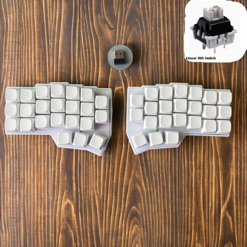 CORNE V4 split keyboard Беспроводная система горячей замены 2.4G Эргономичный флакон
