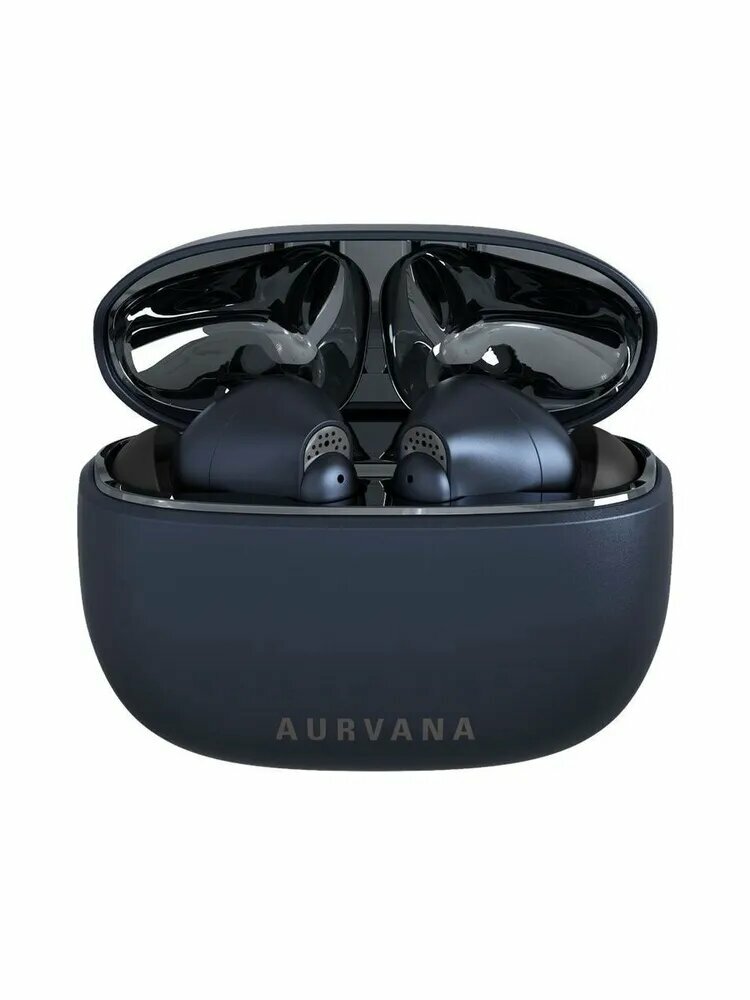 Наушники беспроводные с микрофоном, Bluetooth, USB Type-C, белый, темно-зеленый