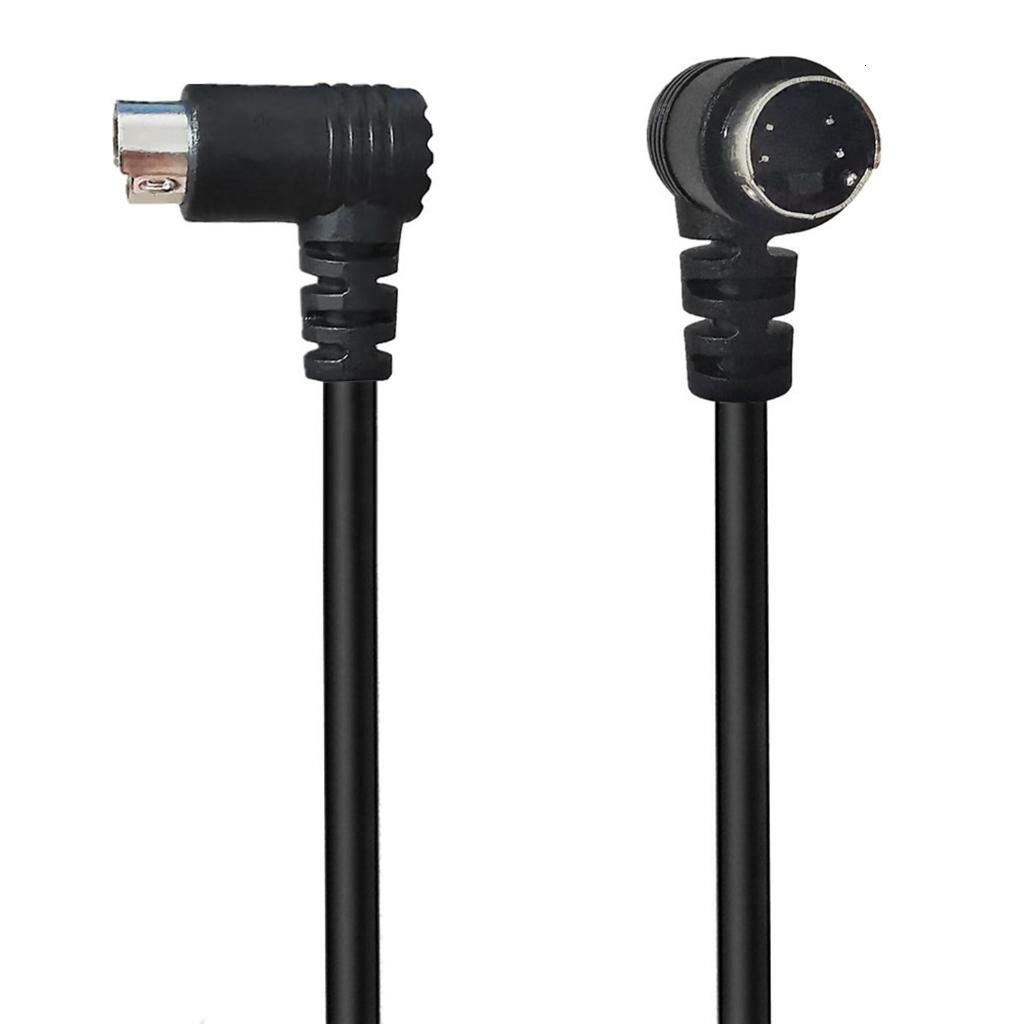 Кабель S-Video Mini Din 4-pin DSS-ресивер - экран, 1.8m - Двойной изгиб
