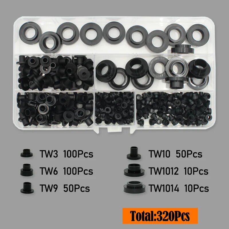 Нейлоновые шайбы T-образные M3-M16 Nylon Spacer 320pcs