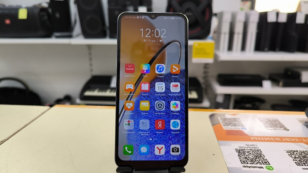 Смартфон HUAWEI Nova Y61 4/128 ГБ Global для РФ, Dual nano SIM, сапфировый синий (б/у,уценка)