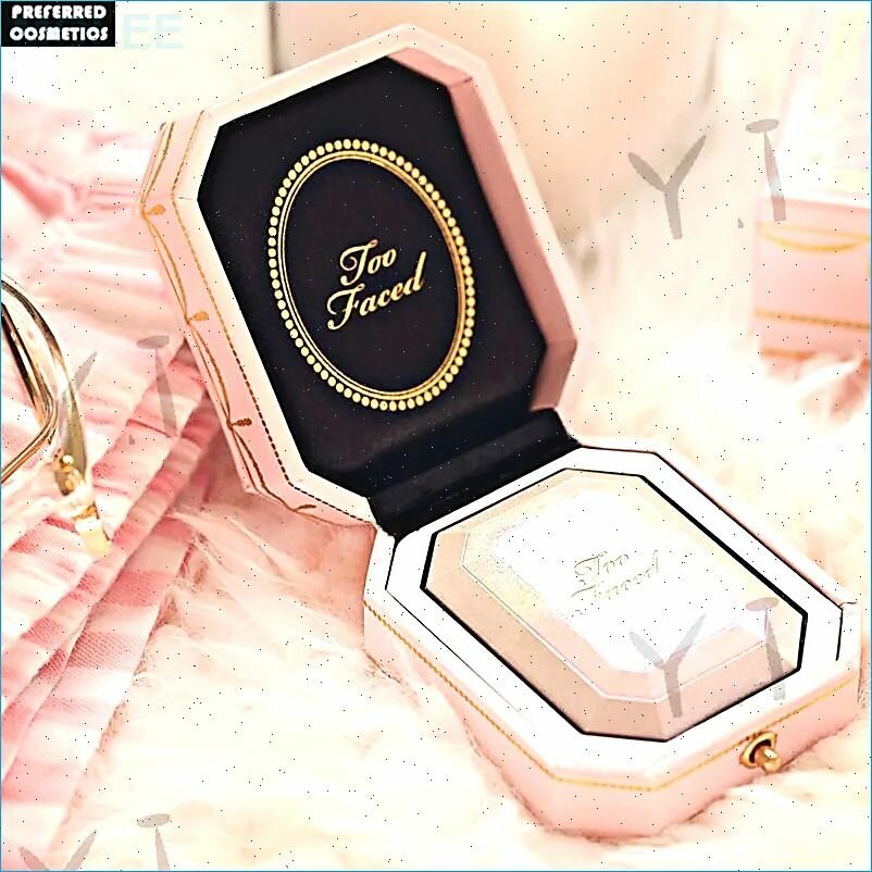 Too faced Алмазная глянцевая восстанавливающая пластина/матовая мелкая вспышка/осветляющая пудра для лица