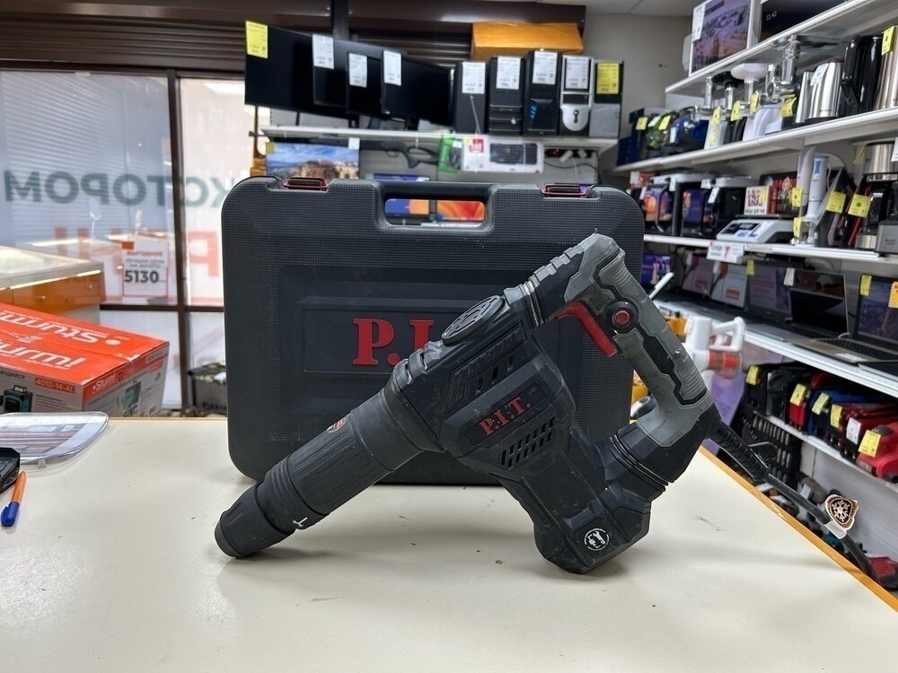 Отбойный молоток электрический P.I.T. GSH25-C1 1500 Вт 20 Дж SDS-max, б/у, уценка