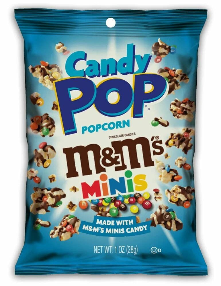 Candy Pop M&M's попкорн готовый, 28г