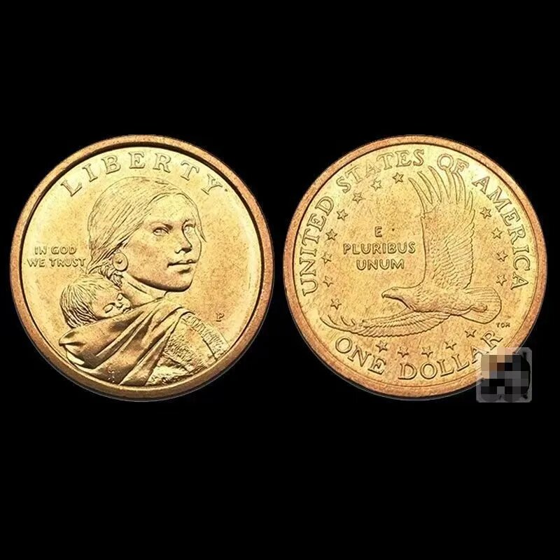 США 1 доллар 2011 P год UNC KM# 503 Договор с Вампаноагами Сакагавея Коренные американцы