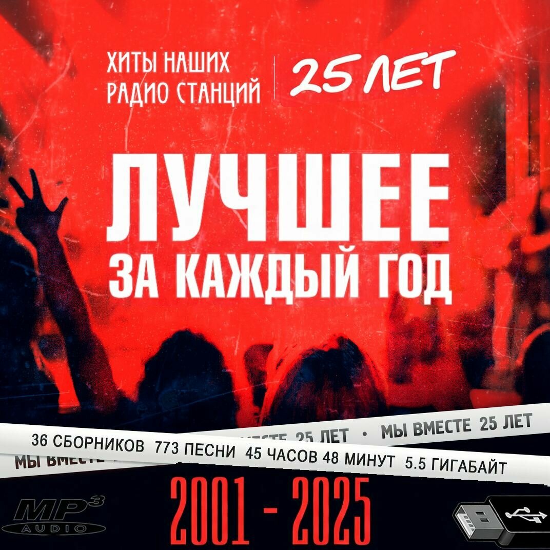 Русские Радио Хиты (2001-2025) 34 сборника. ПОП танцы
