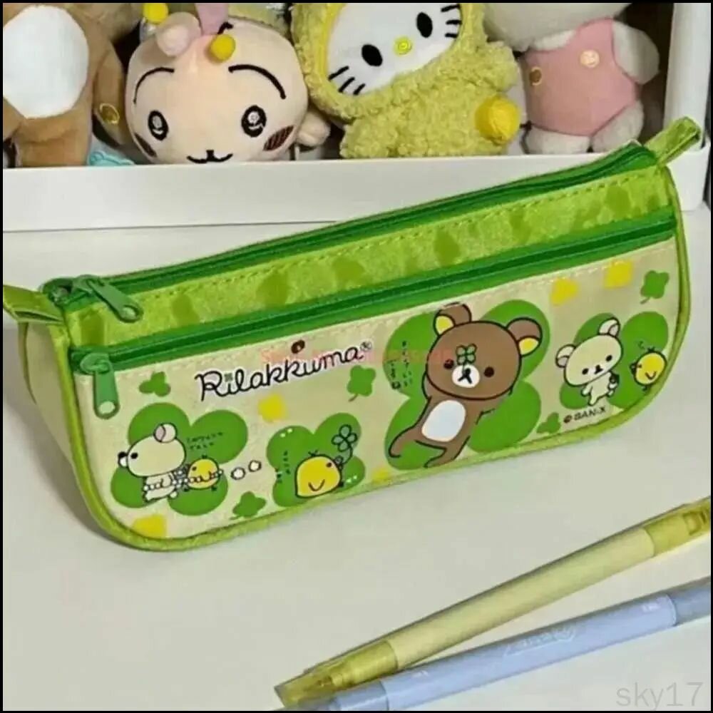 Детская школьная сумка Rilakkuma, для канцелярских принадлежностей, 1 шт.