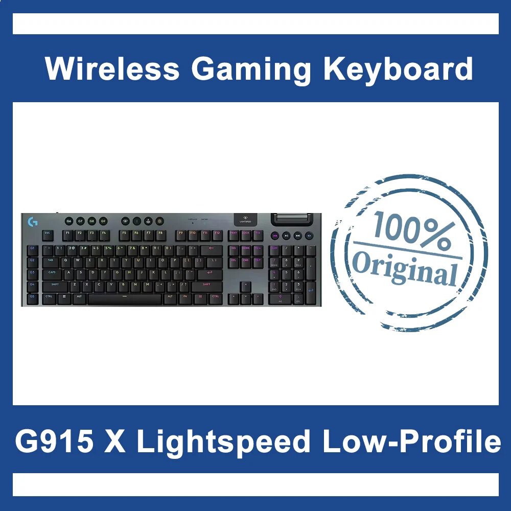 Logitech G915 X Lightspeed беспроводная механическая клавиатура G915 X-Black