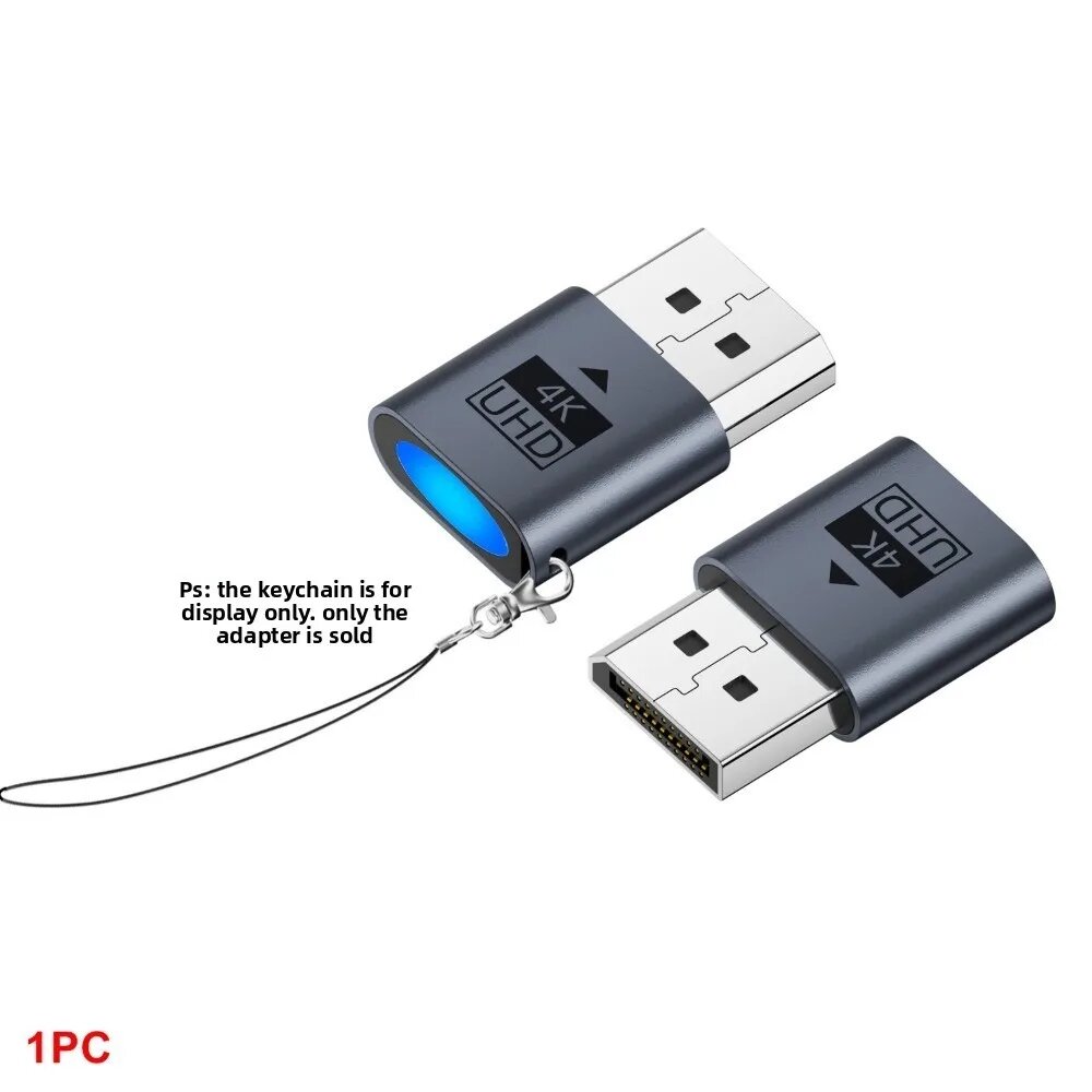 Фиктивный адаптер DP Mini DP 4K UHD DP-Grey