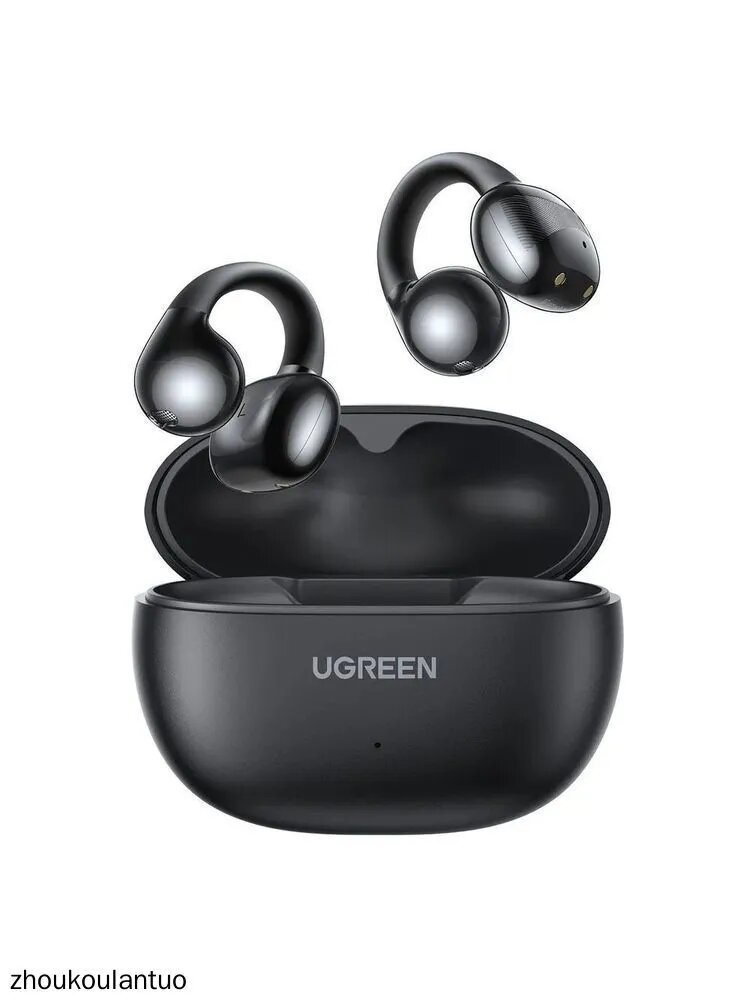 Наушники беспроводные с микрофоном Ugreen HiTune S3, Bluetooth, USB Type-C, черный, серебристый