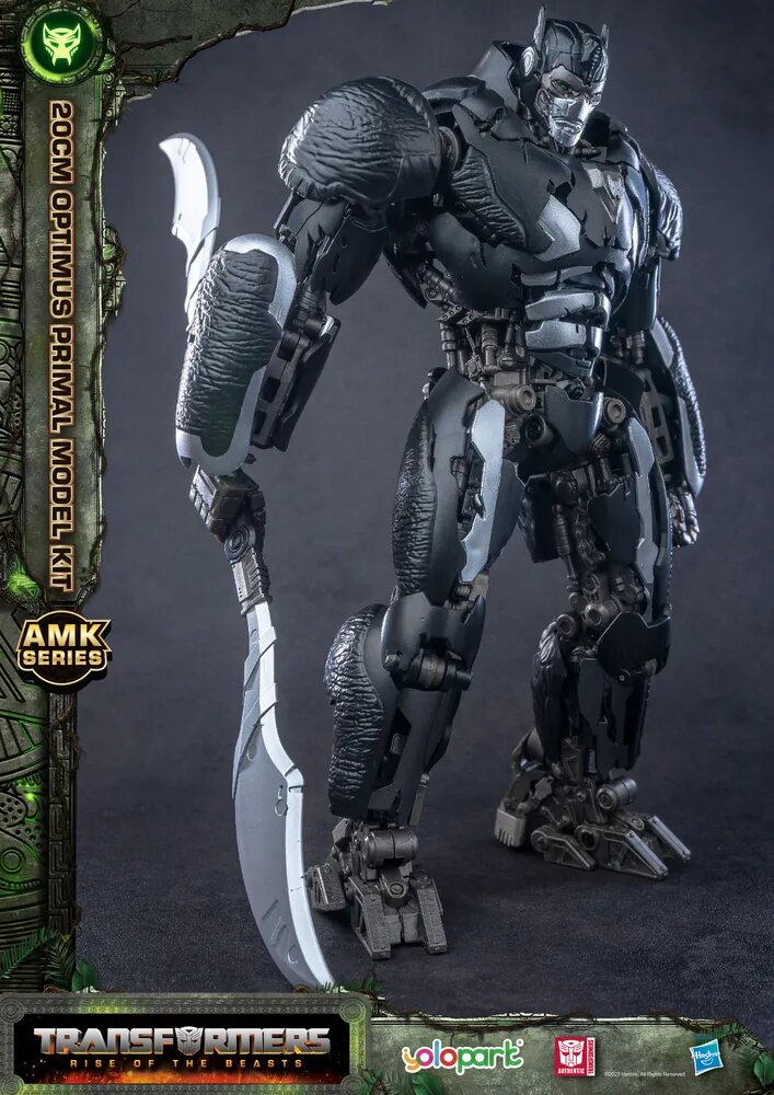 Трансформеры игрушки YOLOPARK Transformers RISE OF THE BEASTS Optimus Primal 20cm сборная модель робота экшн-фигурка