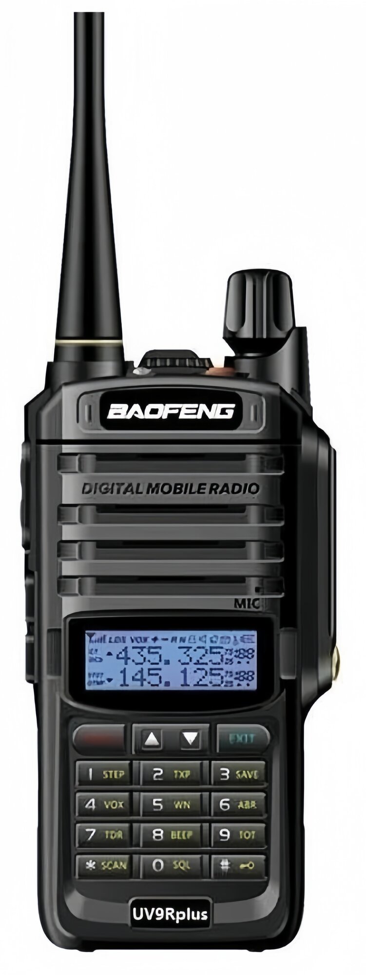 Портативная водонепроницаемая рация Baofeng UV-9R Plus, двухдиапазонная радиостанция для туризма и охраны