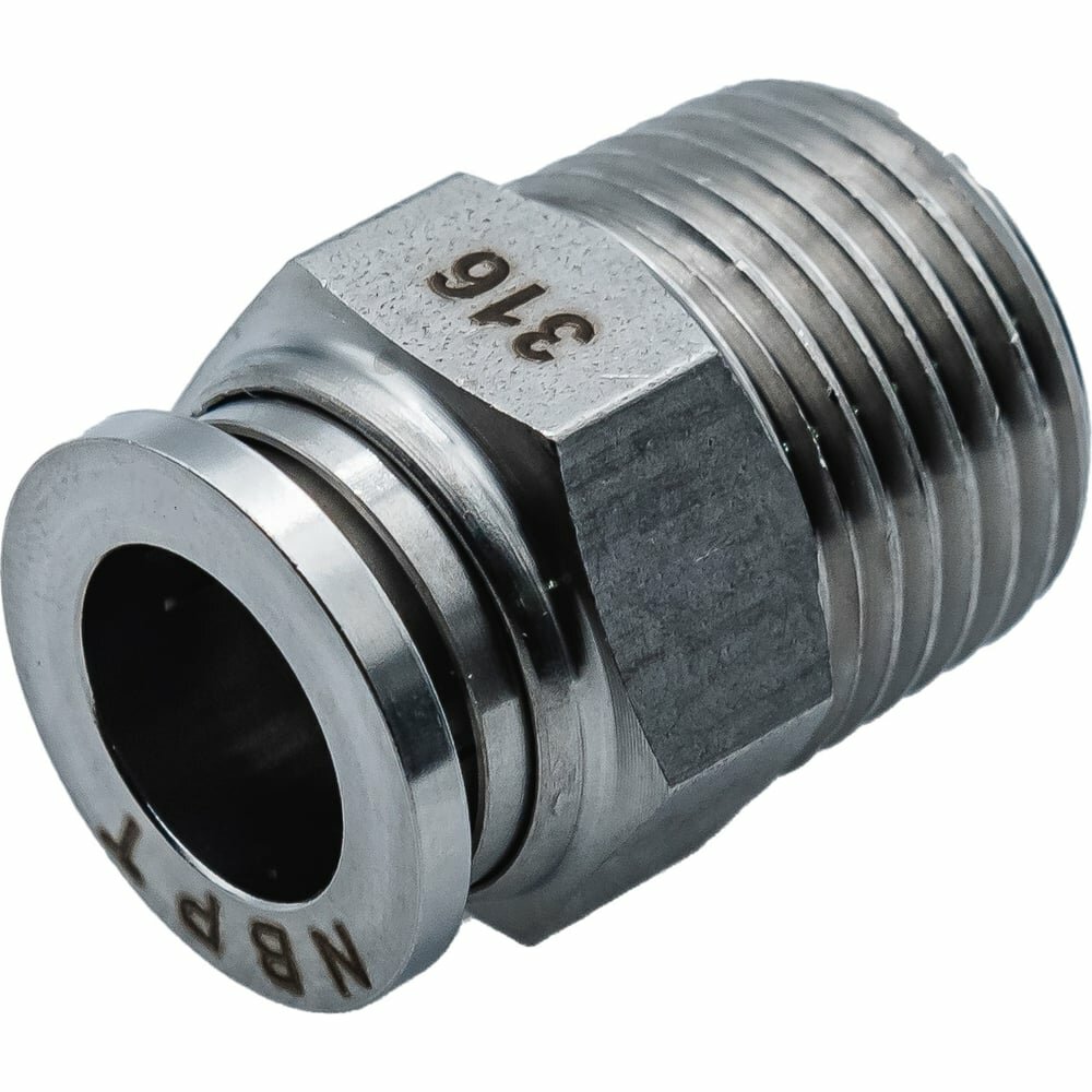Фитинг NBPT прямой с нар. резьбой SSC 16-1/2 (04) (нерж. 316) арт. 86352