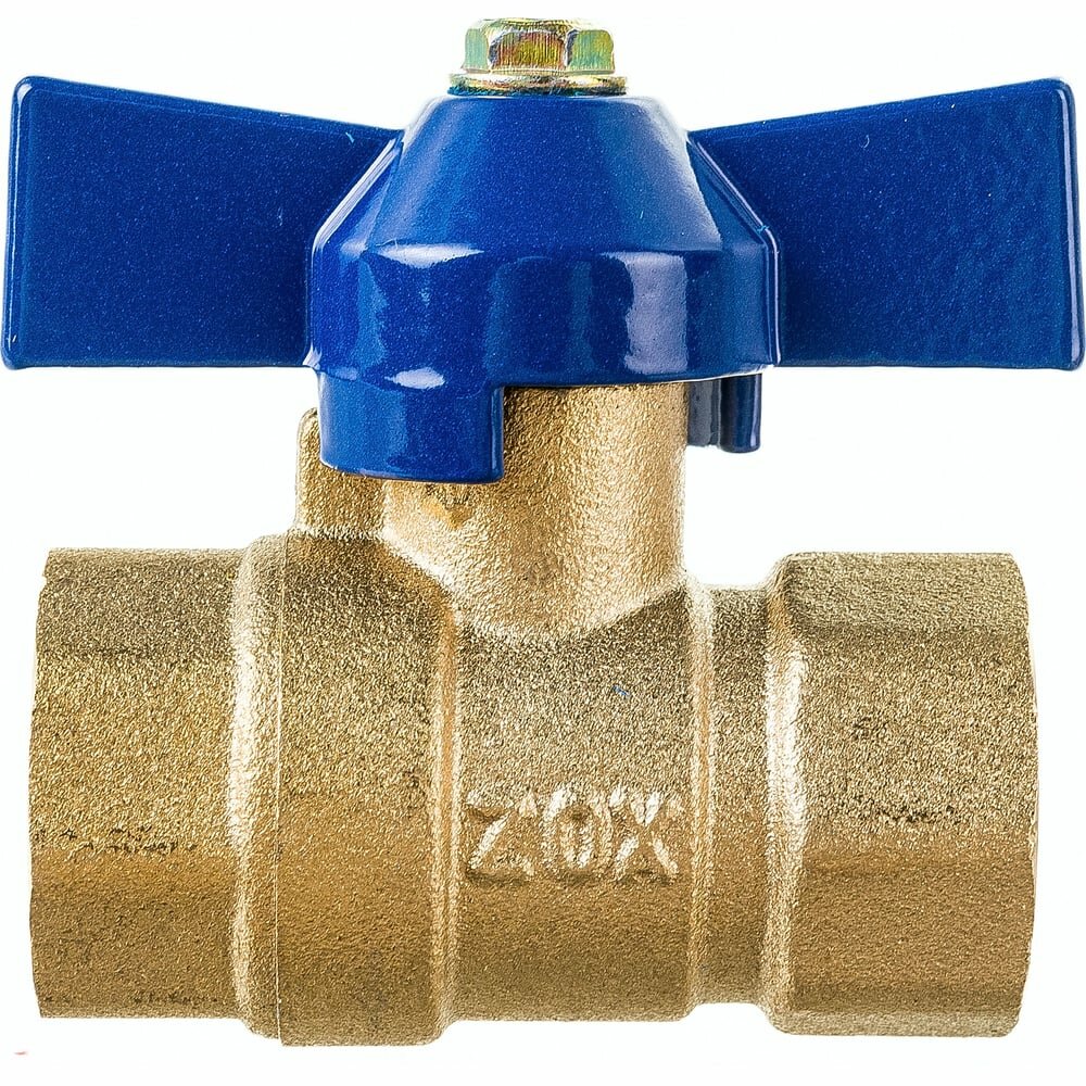 Шаровой кран ZOX 1/2' вн/вн, бабочка 519277