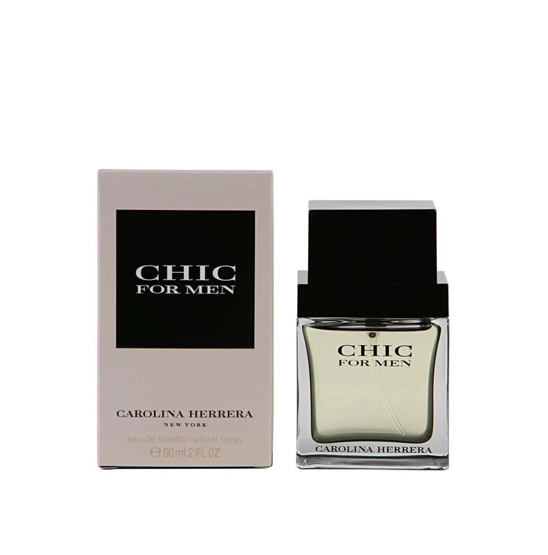 Carolina Herrera Chic For Men 60 мл туалетная вода мужская, древесные, пряные