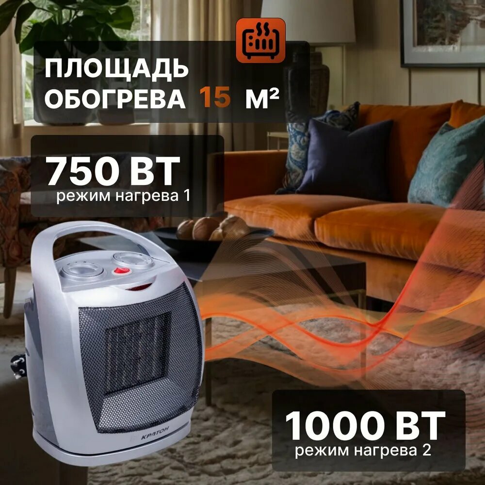 Тепловентилятор Кратон FH-1500/2S — фото 1