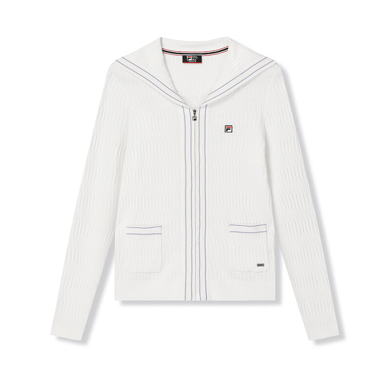 Свитер Steam White Navy Collar Moderate