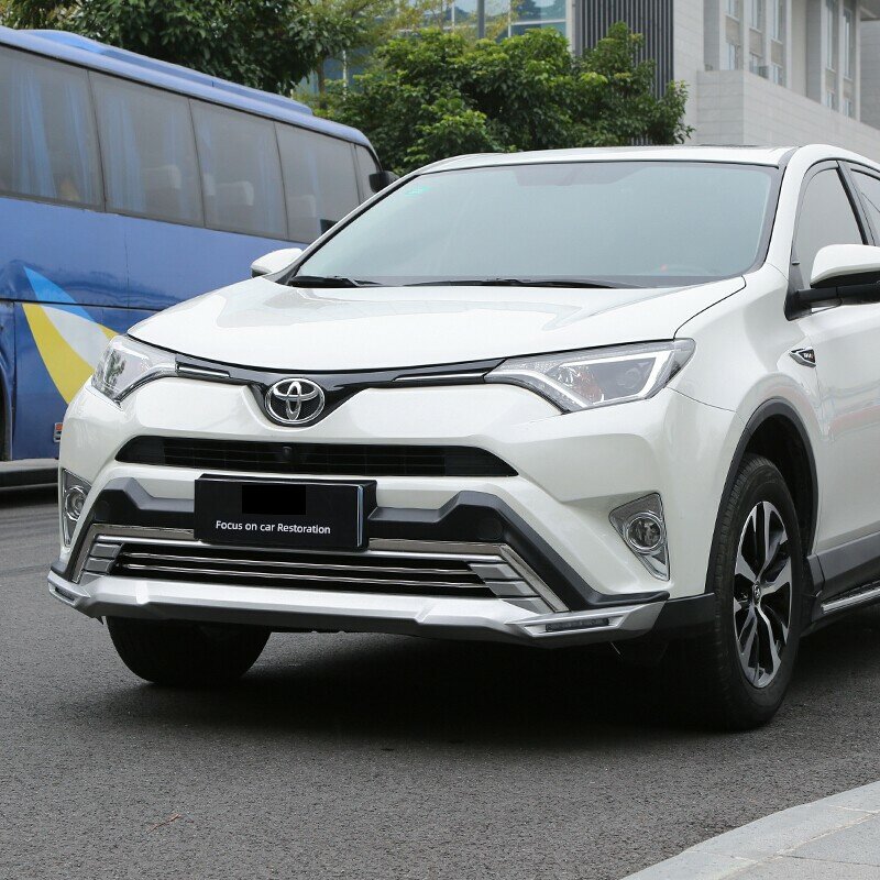 Передний бампер для Toyota RAV4 2016-2019 г. в, оригинальное качество, полный комплект замены