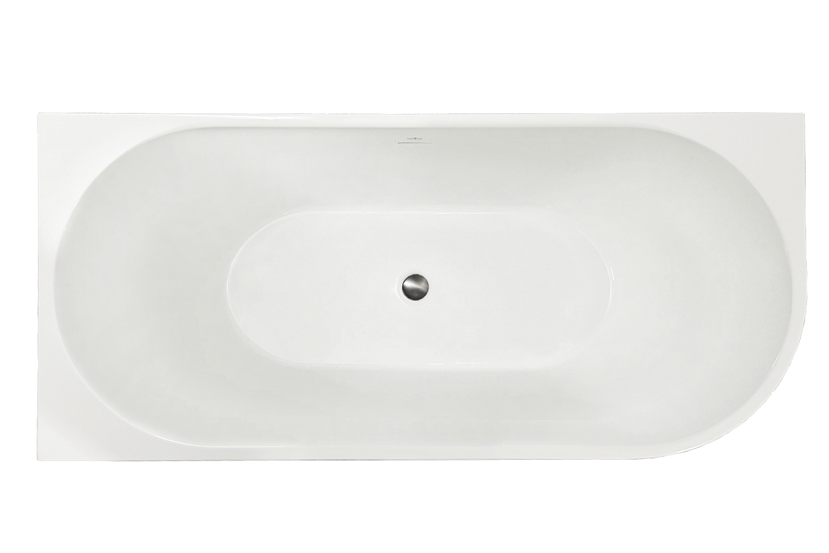 Акриловая ванна Royal Bath RIVA RB610310L-GR 150х75 левосторонняя