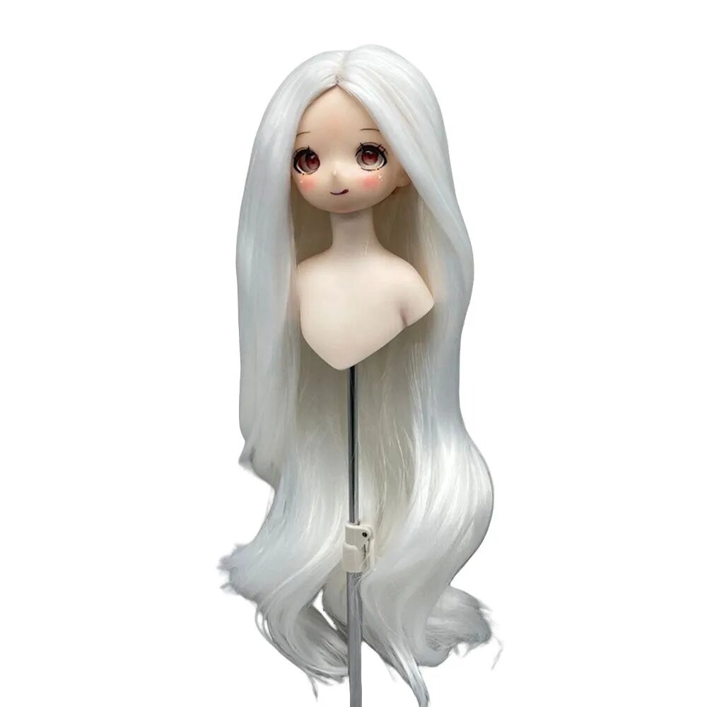 Yutotue BJD Волосы куклы Длинные, парик для куклы BJD, мягкий шелк, для коллекционных кукол и творческих игр