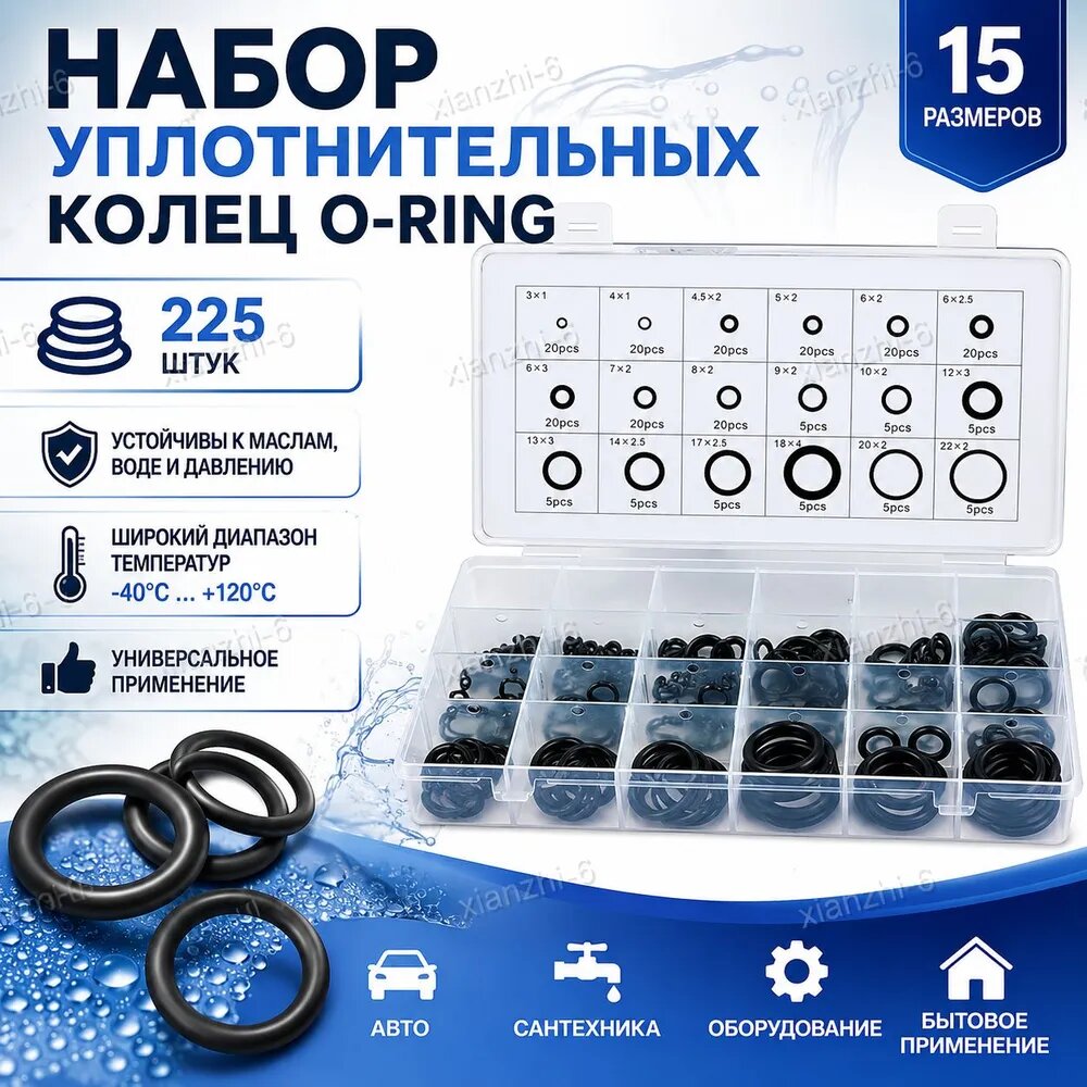 Набор уплотнительных колец для моек высокого давления