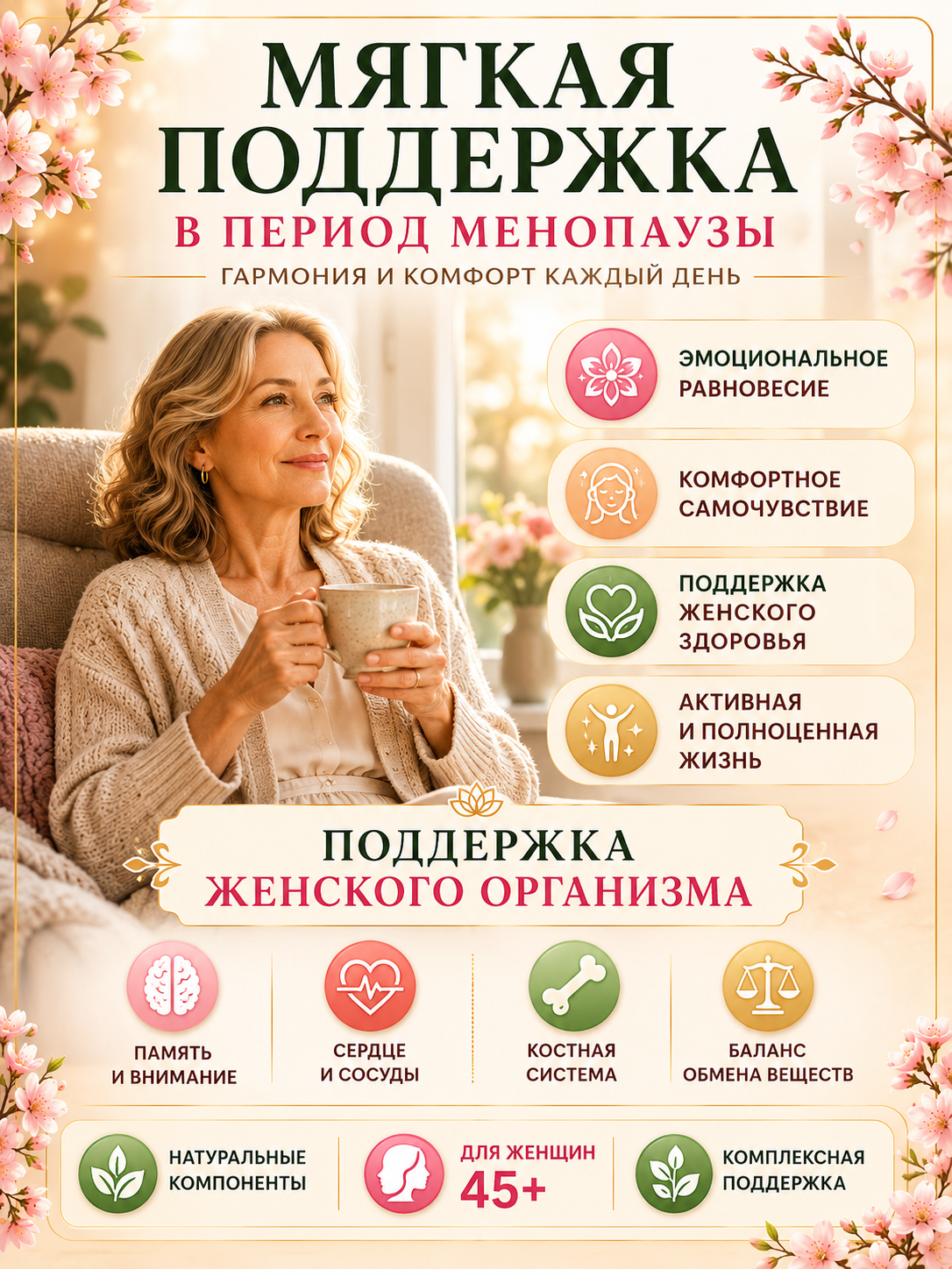 БАД к пище Тяньши "Супер Серен", для женского здоровья, капсулы, 60 штук — фото 1