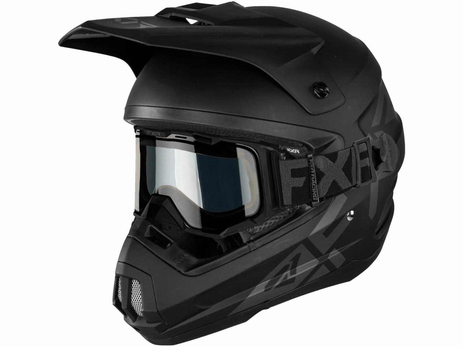 Шлем снегоходный зимний FXR Torque Cold Stop QRS 22 Black Ops M