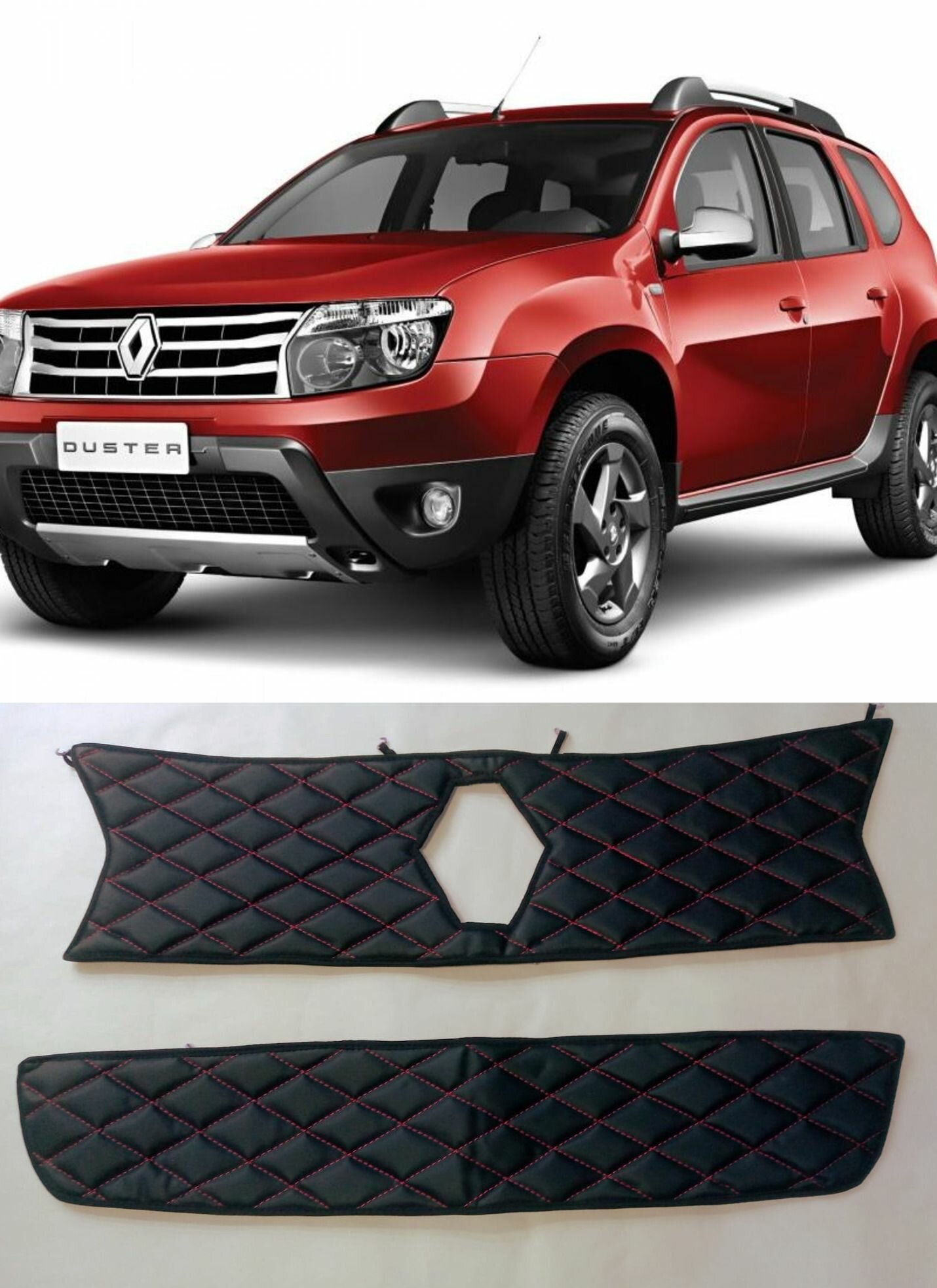 Утеплитель радиатора Экономия топлива Renault Duster Рено Дастер (2015-2020)