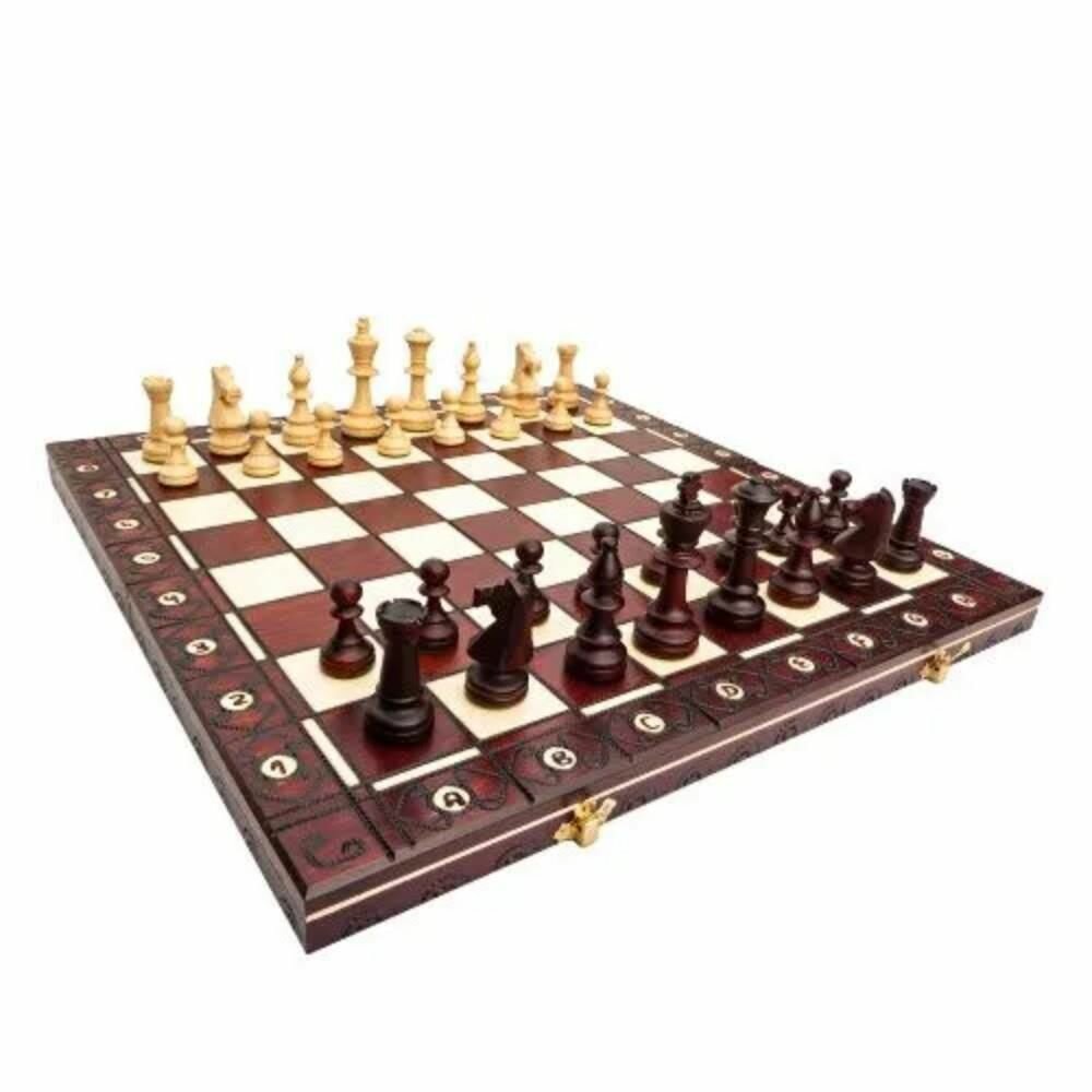 Шахматы "Консул" (Польша, дерево, 48х24х6см), Madon 63072 Madon